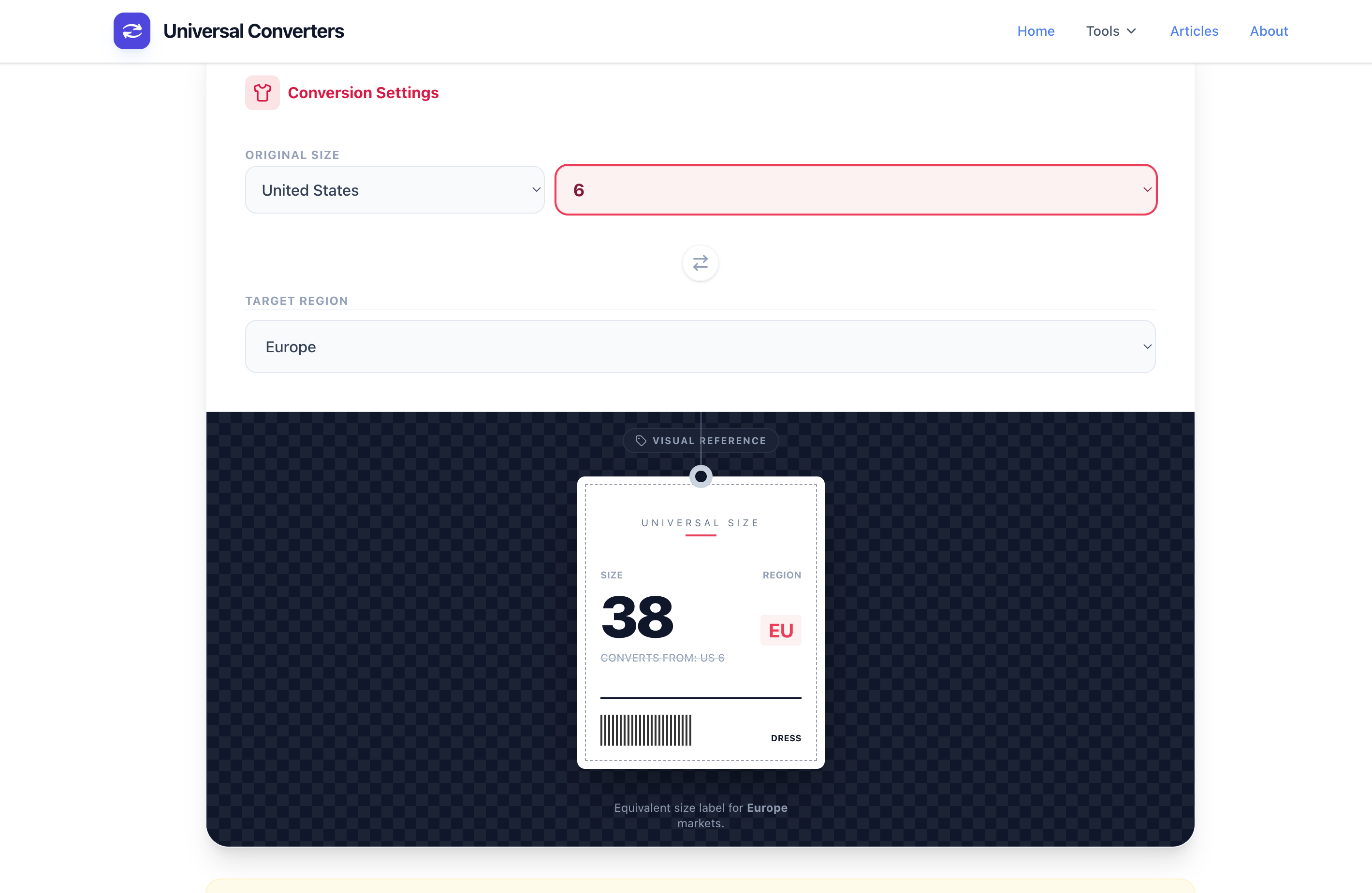 Clothing Size Converter – US, UK, EU, IT & International Charts ...
