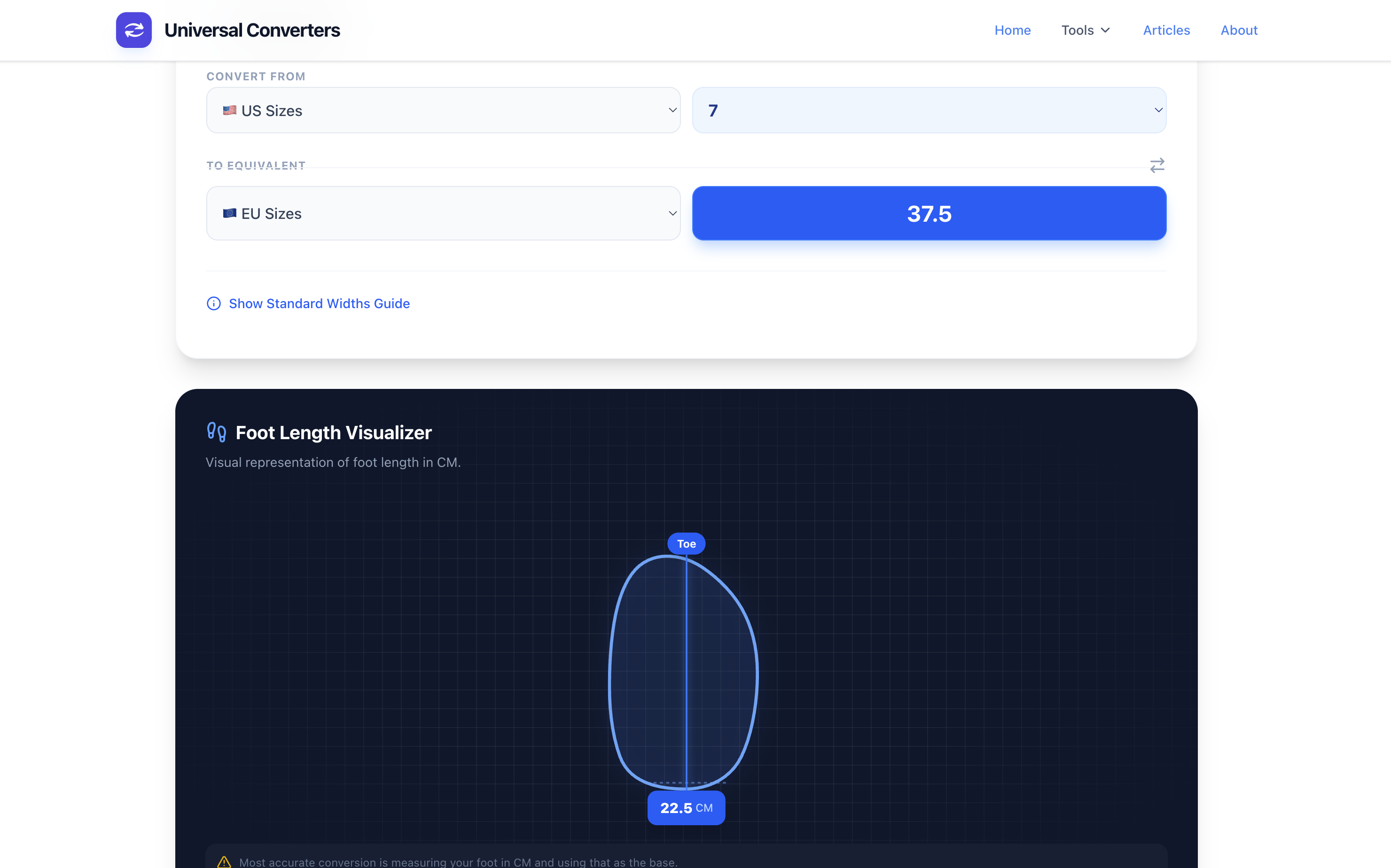 Shoe Size Converter – US, UK, EU & CM Chart (Men, Women, Kids) | Universal Converters